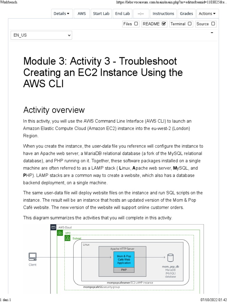 EC2 Instance Setup with AWS CLI | PDF