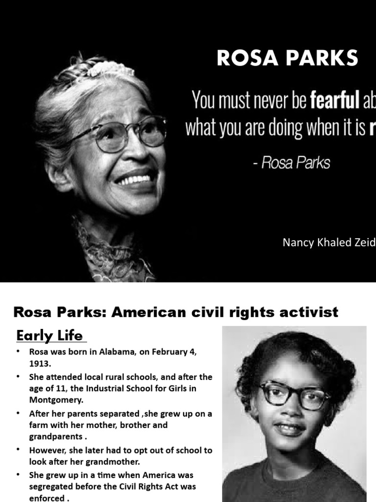 Rose Park | PDF | Rosa Parks | Society Of The United States