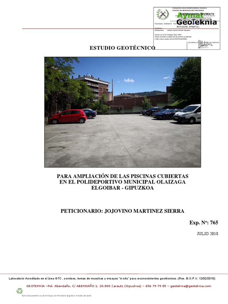 Anexo A - ESTUDIO GEOTECNICO | PDF | Fundación (Ingeniería) | Fundación profunda