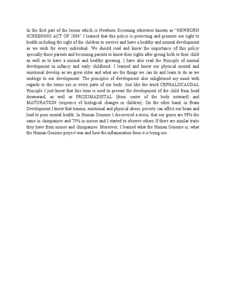 My Reflection | PDF