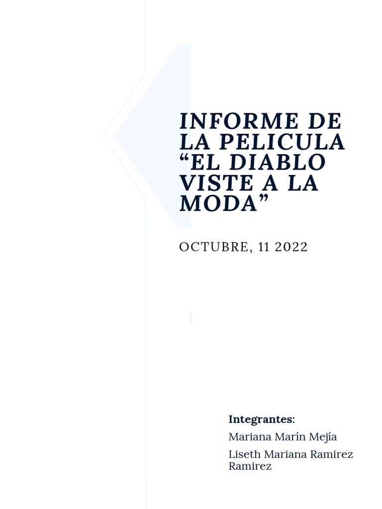 Análisis del Clima Organizacional en "El Diablo Viste a la Moda" | PDF ...