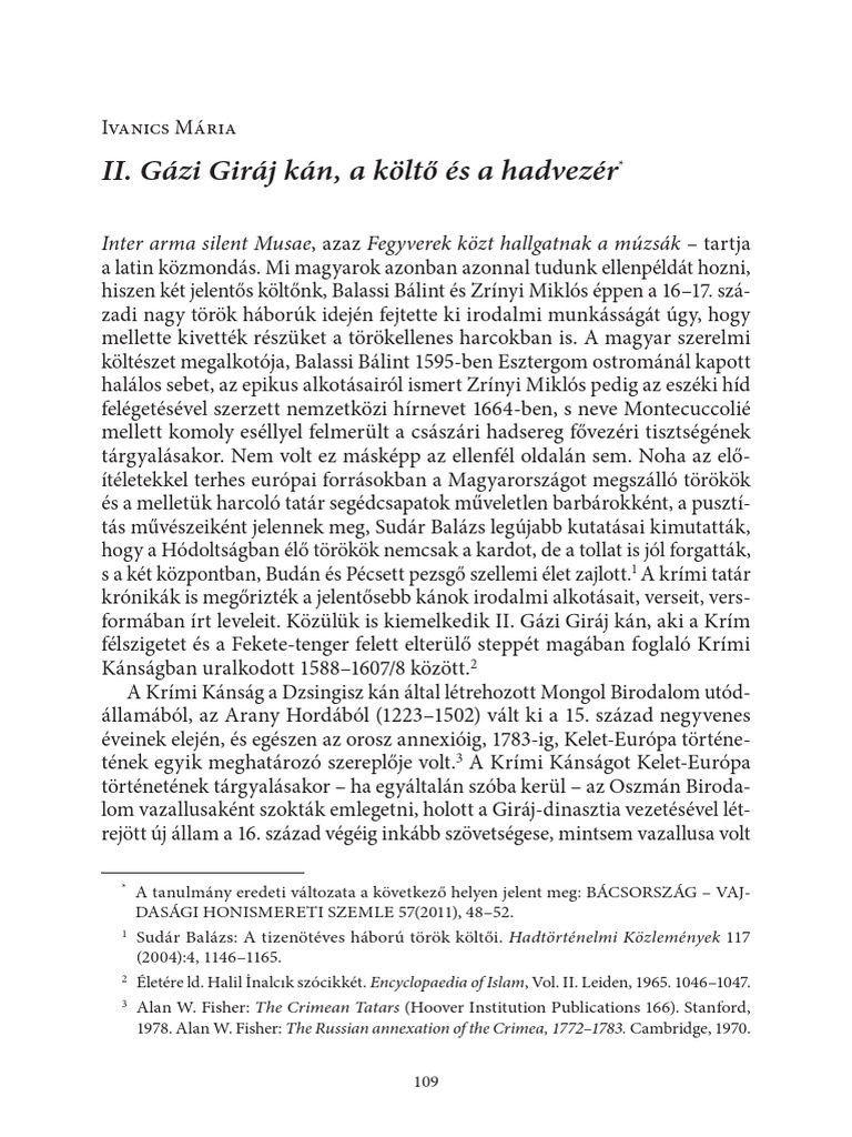 Gázi Giráj | PDF