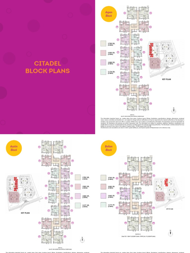 Brigade Citadel Floorplans | PDF | Legal Liability | Architect