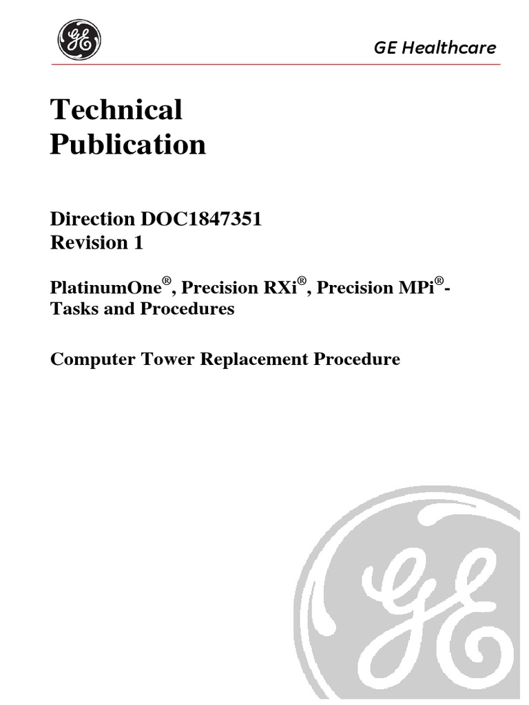 Technical Publication: Direction DOC1847351 Revision 1 | PDF | Equipo ...