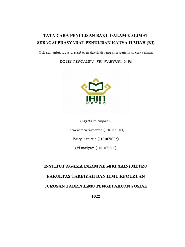 2 Kelompok 2 Ppki | PDF