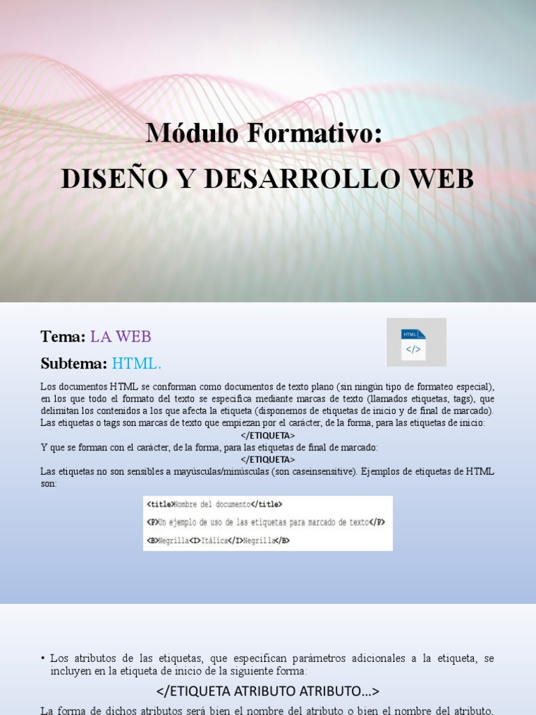 Diseño y Desarrollo Web | PDF | Red mundial | Internet y web