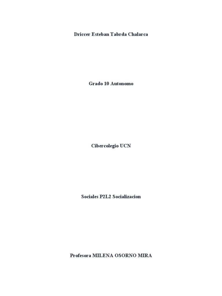 Trabajo Sociales P2L2 UCN | PDF | Comercio ilegal de drogas | Colombia