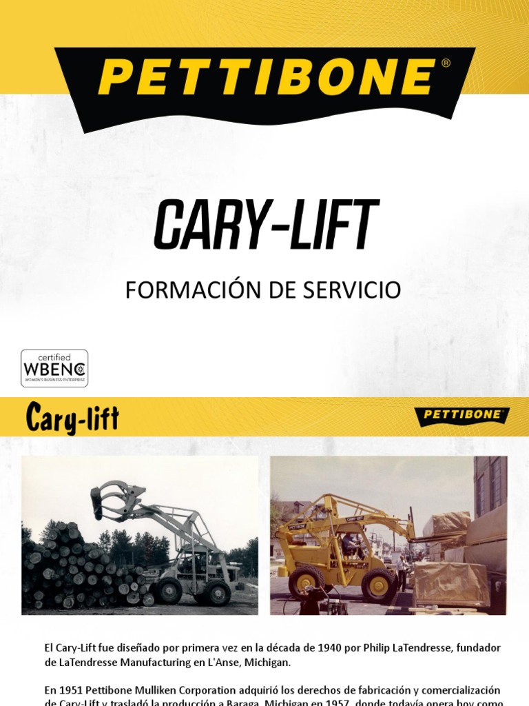 Cary-Lift Service Training 254H 2020 SPANISH | PDF | Bomba | Presión
