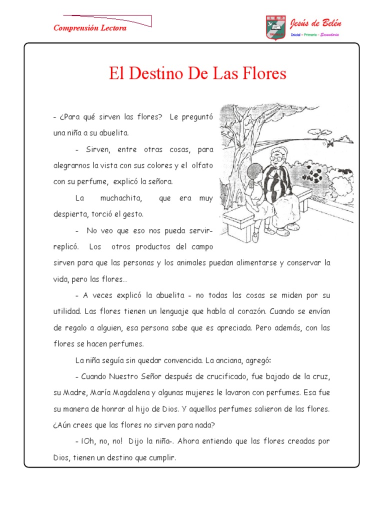 Lectura - 3er Grado - El Destino de Las Flores | PDF
