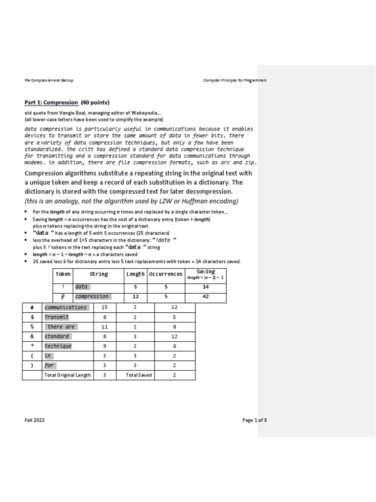 CP4P CompressionBackup Activity Instructions | PDF | Computer File | Zip (File Format)