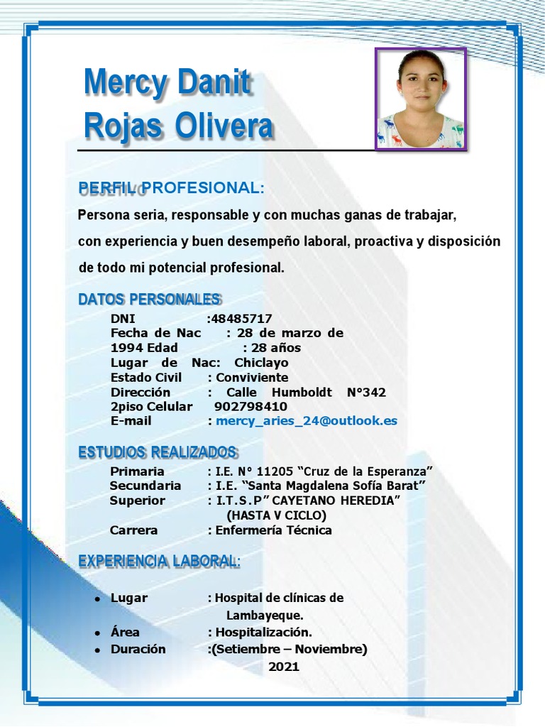 CV MERCY | PDF