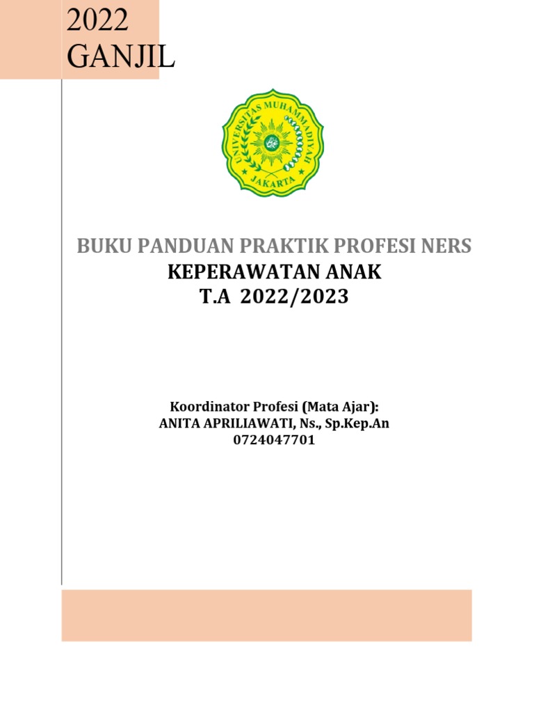BPKM Kep Anak 2022-1 | PDF