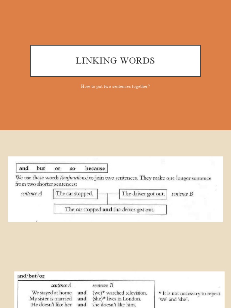 02 - Linking Words | PDF | Career & Growth | Language Arts & Discipline