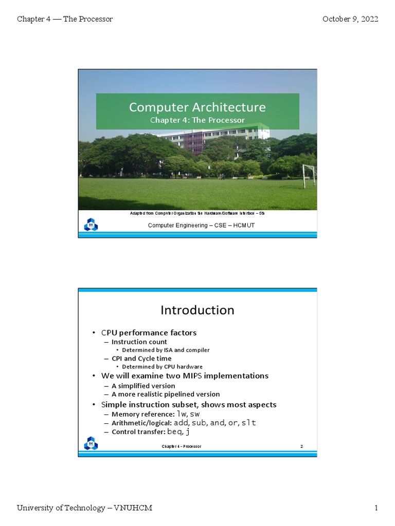 Chap 4 | PDF | Central Processing Unit | Computer Architecture