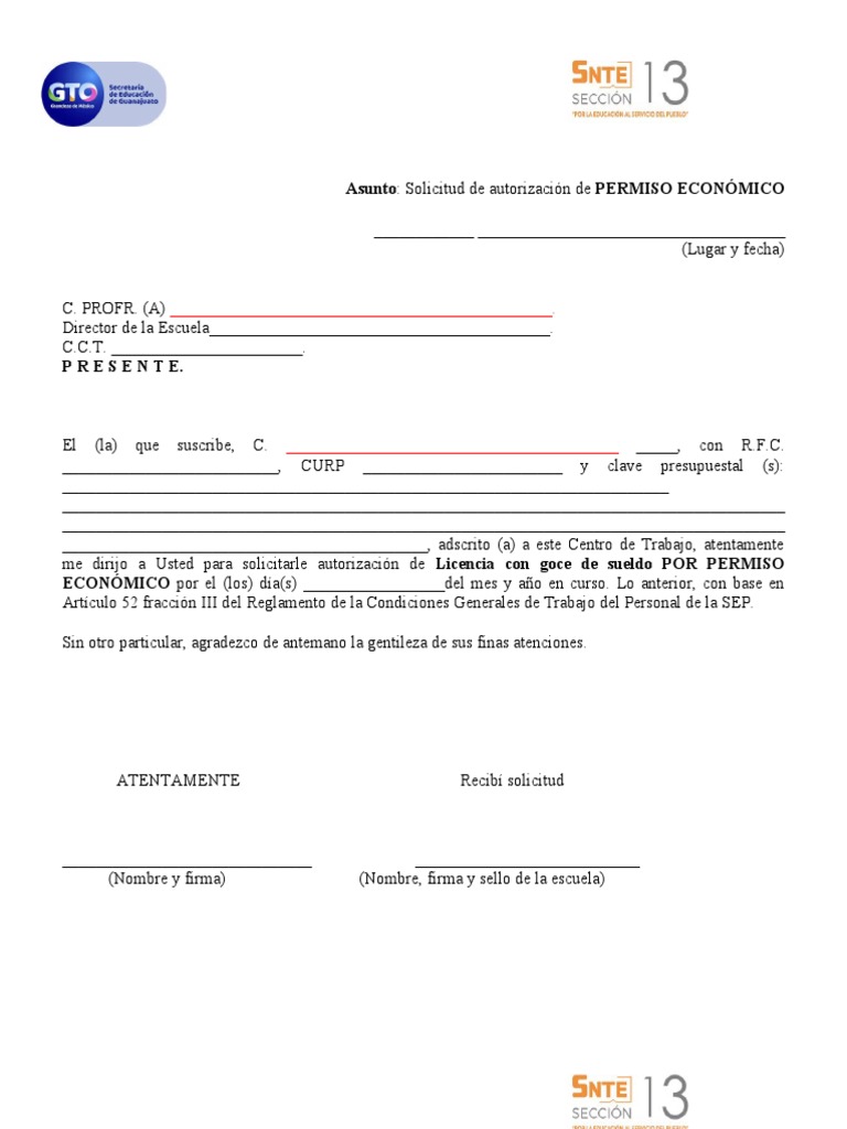 Solicitud de permiso por paternidad | PDF | Gobierno