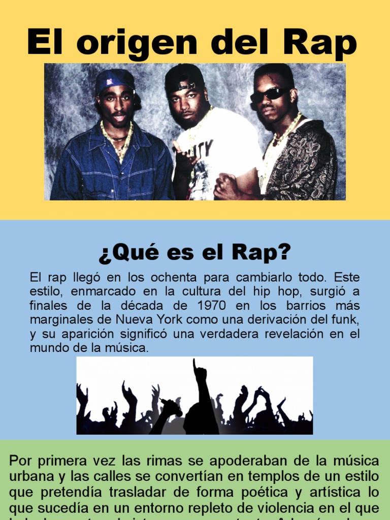 El Origen Del Rap y ¿Qué Es? | Descargar gratis PDF | Música hip-hop ...