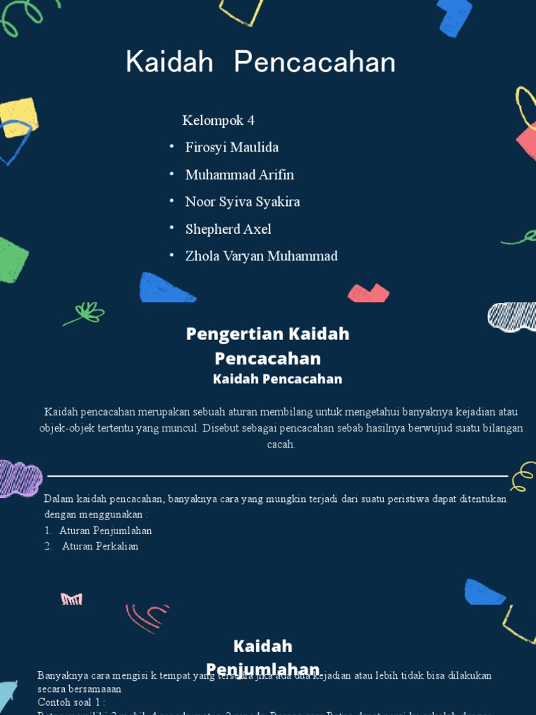 Kaidah Pencacahan Kel. 4 | PDF