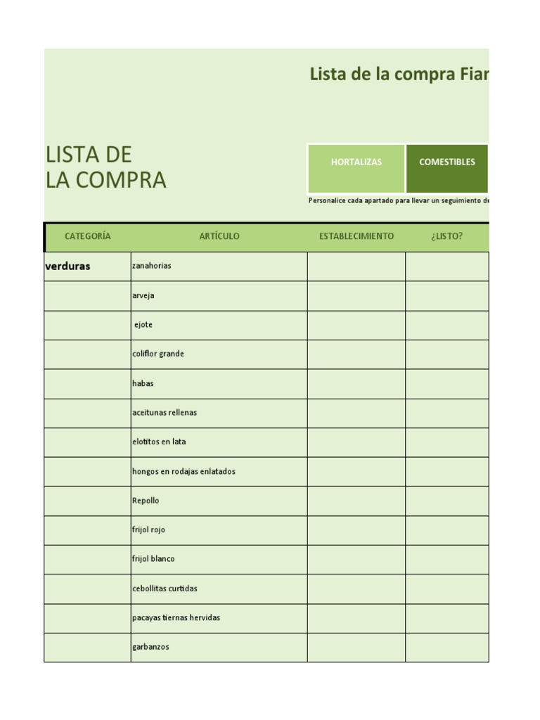 Lista de Fiambres para Compra | PDF | Pancho | Cocina mediterranea