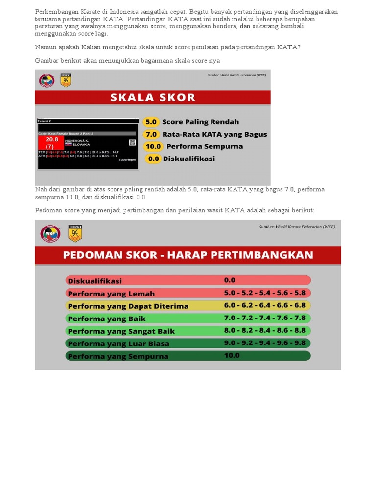 Sistem Dan Perhitungan Skor | PDF