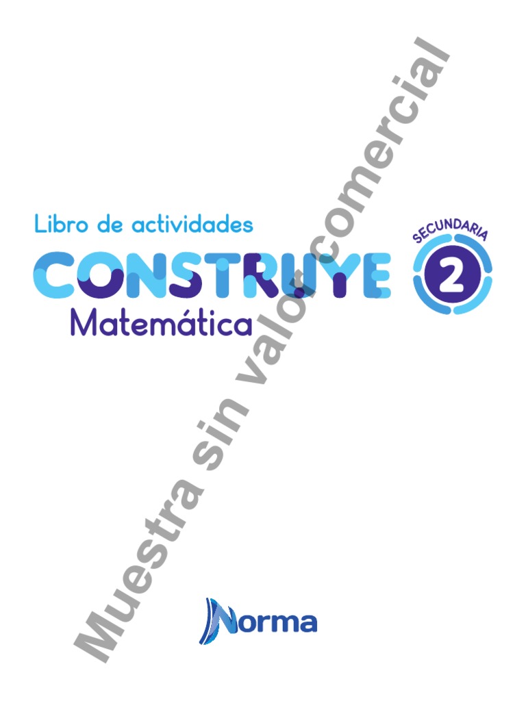 Matemática 2 Sec - Libro Act Con Rpta | PDF