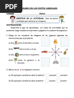 Guia Puntos Cardinales y Rosa de Los Vientos.2bas | PDF