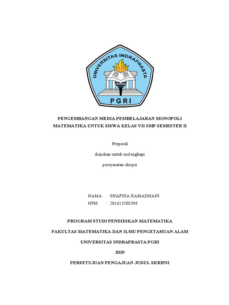 Draft Proposal Skripsi Pengembangan | PDF