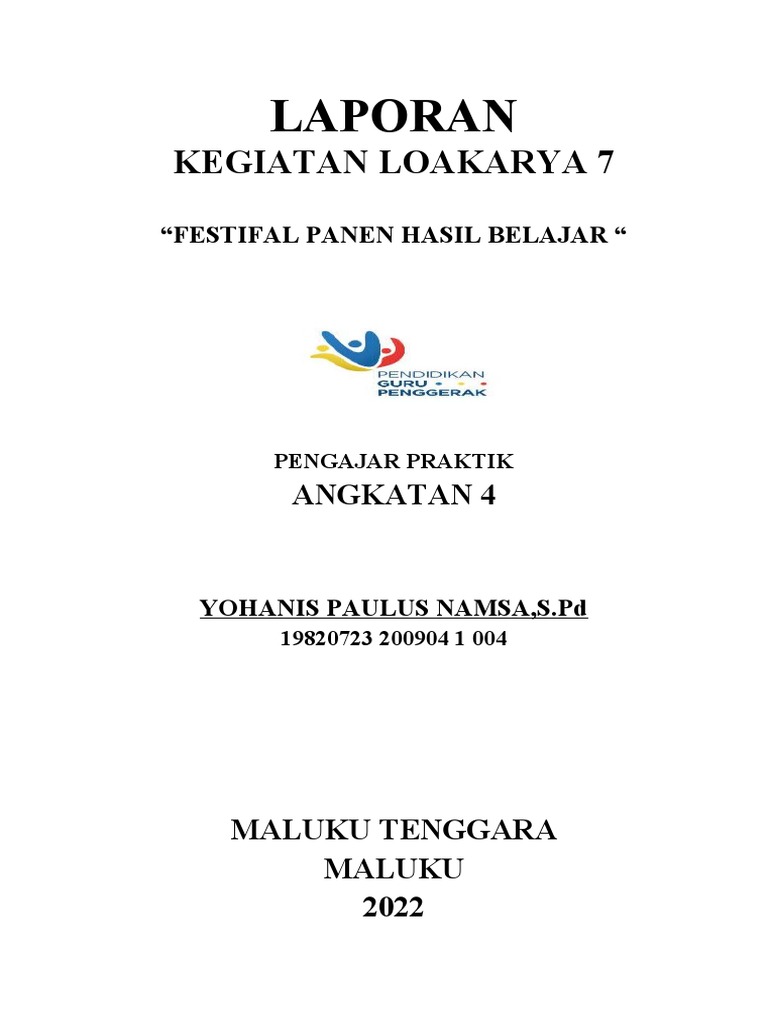 Dokumentasi Lokakarya 7 | PDF | Karier & Perkembangan