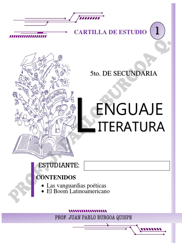 Cartilla Nro. 1 Lenguaje 5to. A | PDF | Vanguardia