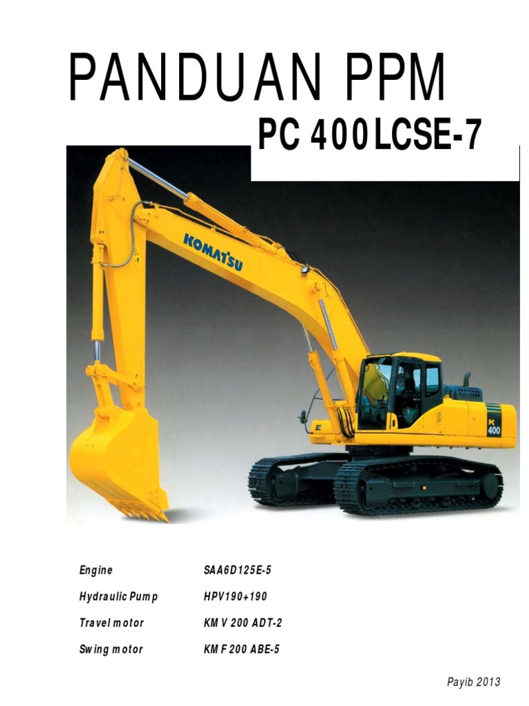 Panduan PPM untuk PC 400LCSE-7 | PDF