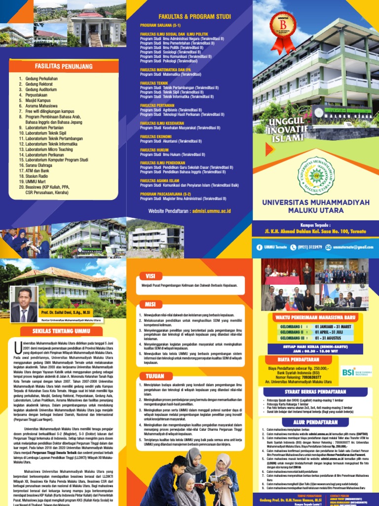 Pendaftaran Universitas Muhammadiyah Ternate | PDF