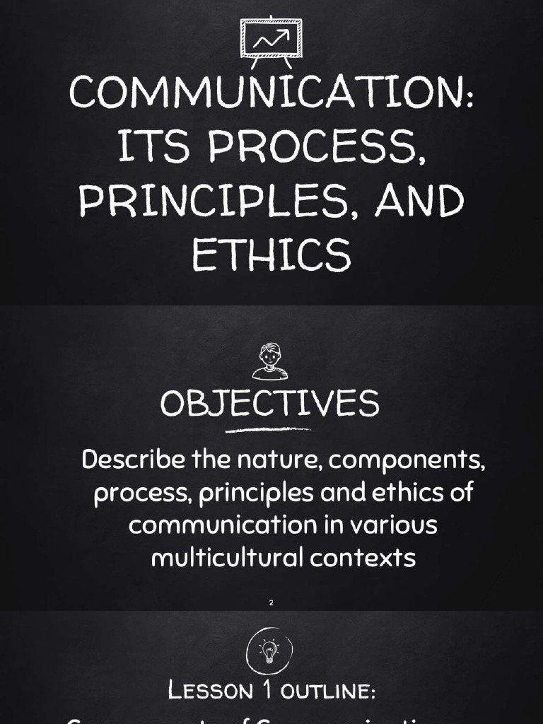 Chapter 1 Key Principles of Communication | PDF