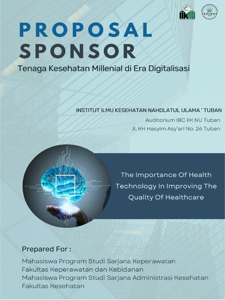 Proposal Seminar Sik Sponsorship | PDF