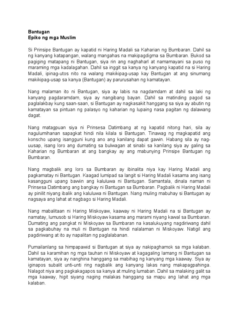 Babiera Bantugan | PDF