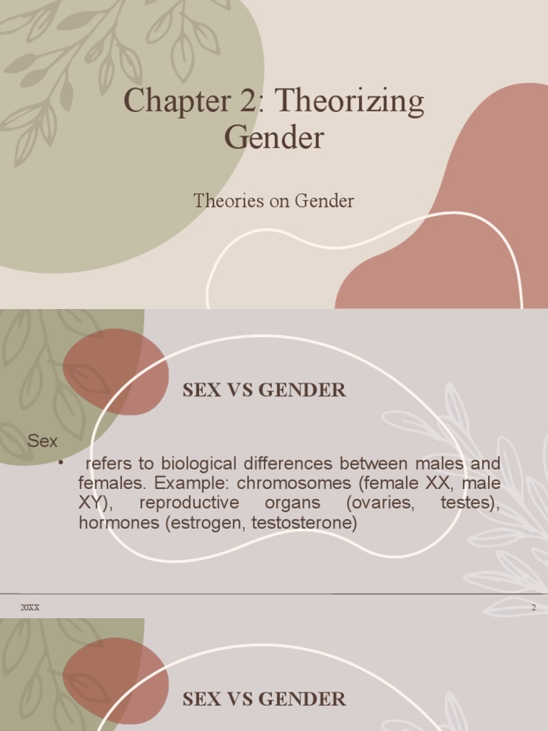 Chapter 2 Theorizing Gender | PDF | Gender | Gender Studies