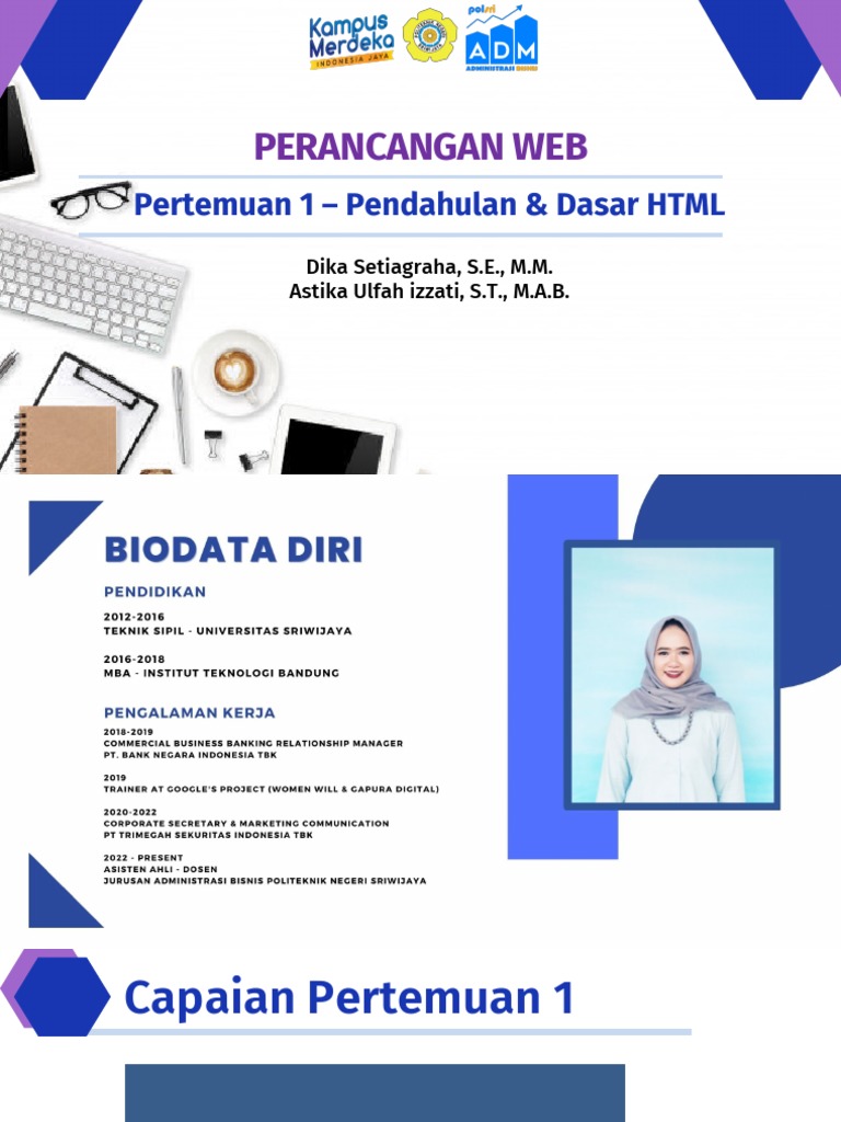 Pertemuan 1 - Pendahuluan Dan Dasar HTML | PDF