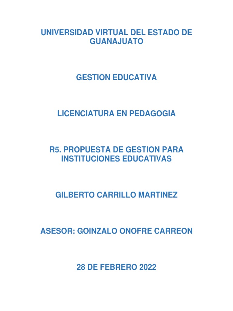 Carrillo Gilberto U3 R5 | PDF | Método de enseñanza | Planificación