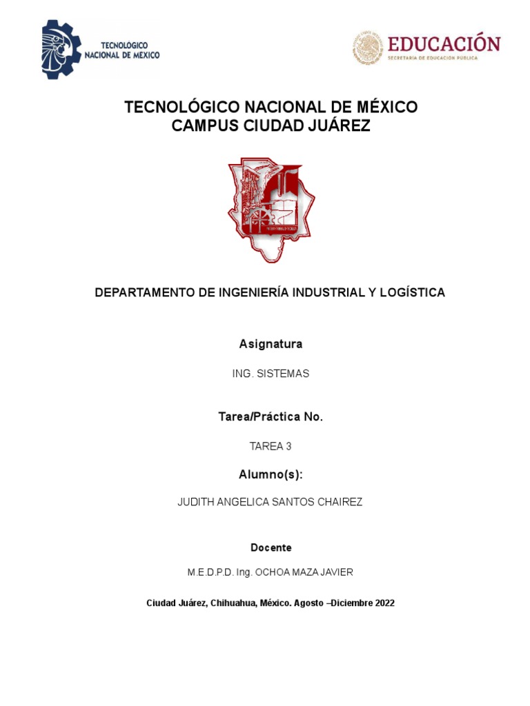 Portada - ITCJ | PDF | Sistema | Conjunto (Matemáticas)