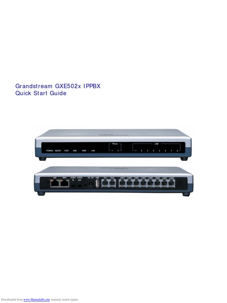 Gxe5024 Ippbx User Manual | PDF | World Wide Web | Internet & Web
