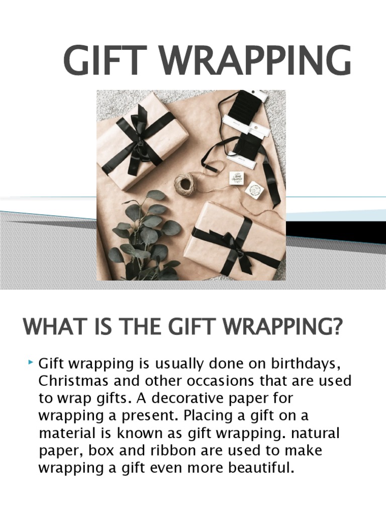 Gift Wrapping | PDF