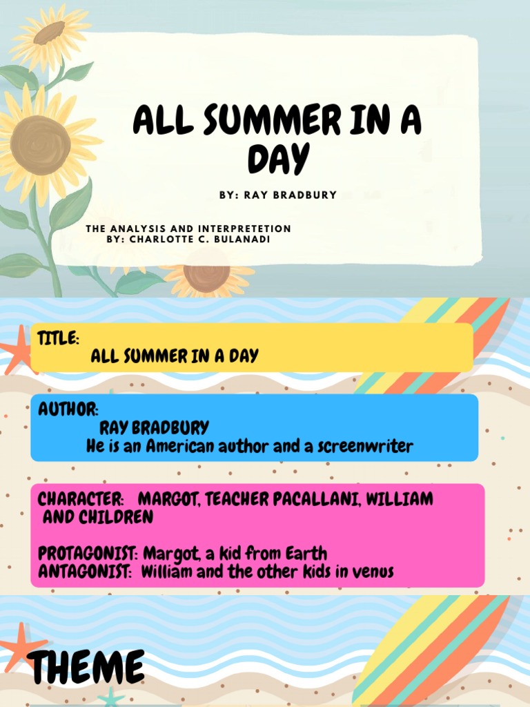 All Summers in A Day | PDF