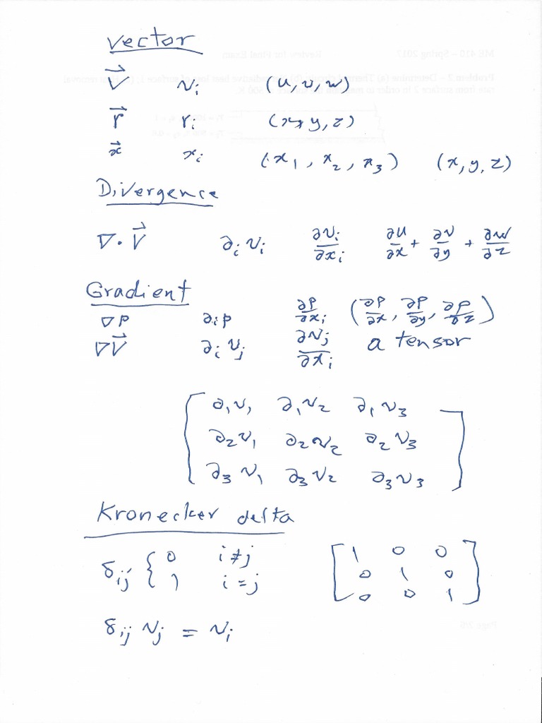 Tensor Notation Pdf