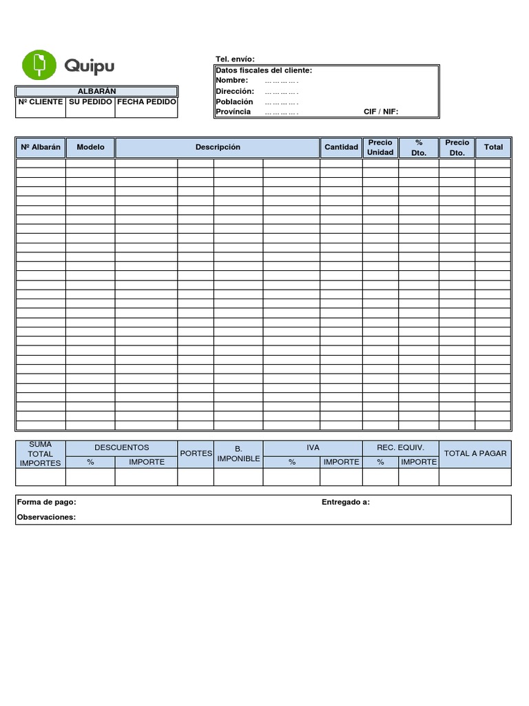 Albarán | PDF | Finanzas y dinero
