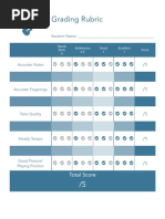 Criteria For Singing Contest | PDF