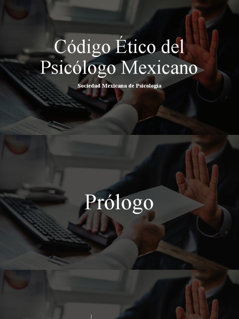 Código Ético Del Psicólogo Mexicano | PDF | Relaciones personales ...