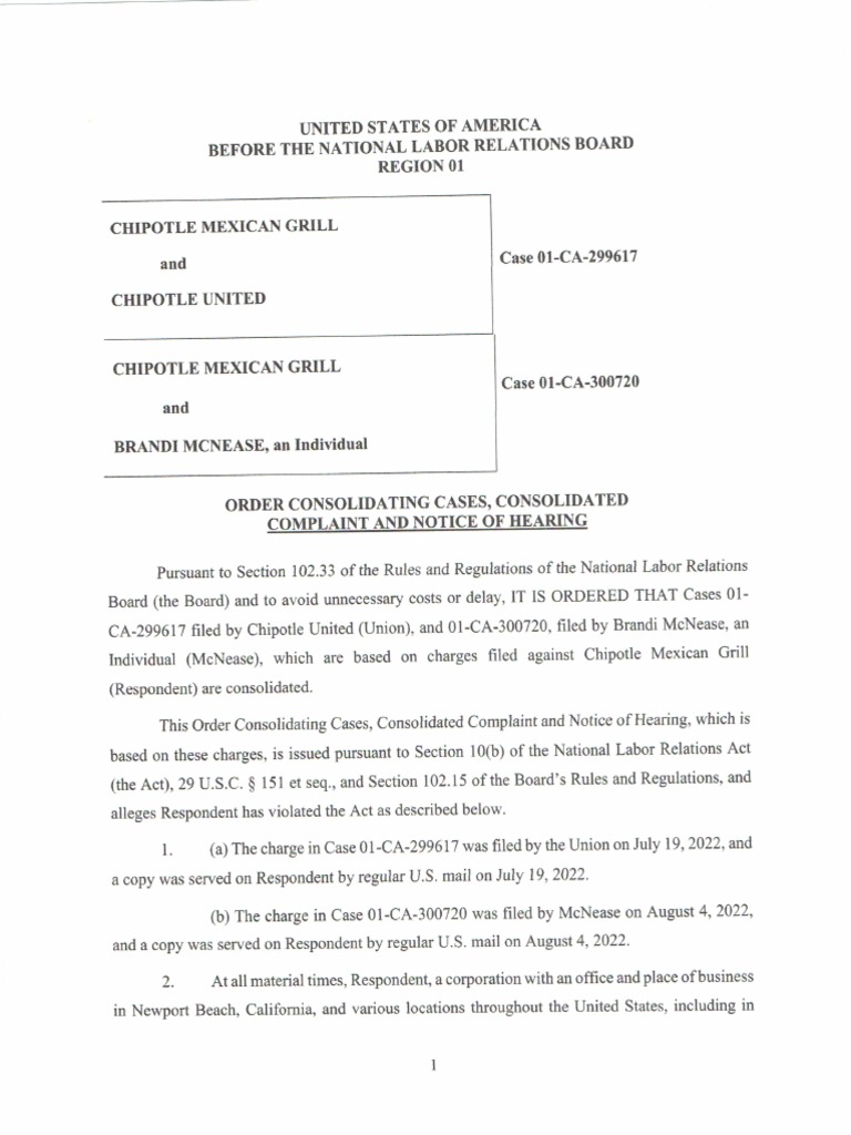 Nlrb Complaint Pdf