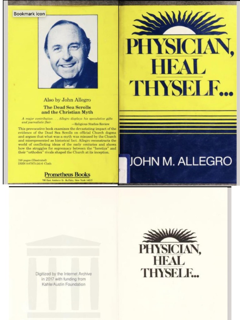 Physician Heal Thyself - John M Allegro | PDF