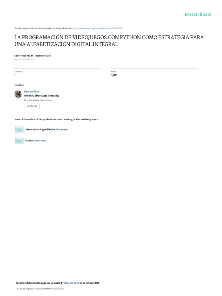 Python Domination | PDF | Scratch (lenguaje de programación) | Videojuegos