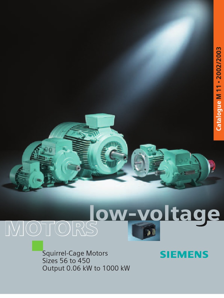 Siemens Motor PDF | PDF | Electric Motor | Electricity