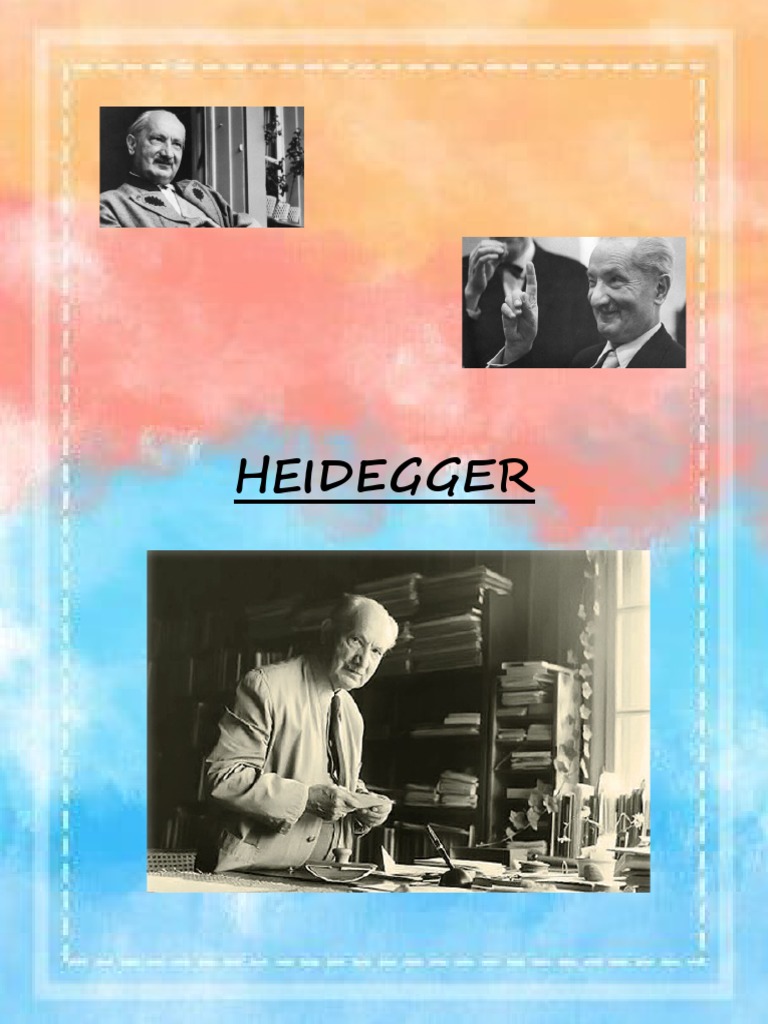 Filosofía de Heidegger y la existencia humana | PDF | Martin Heidegger ...
