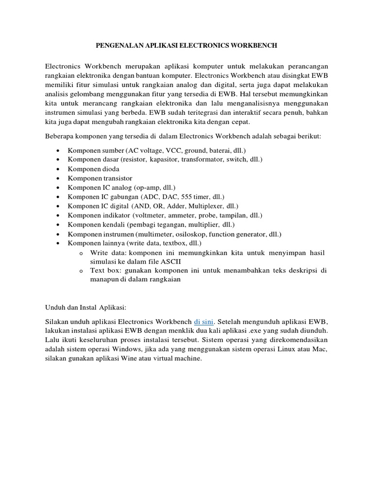 Pengenalan EWB | PDF